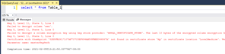 Enabling SQL Server Always Encrypted | SQL Solutions Group